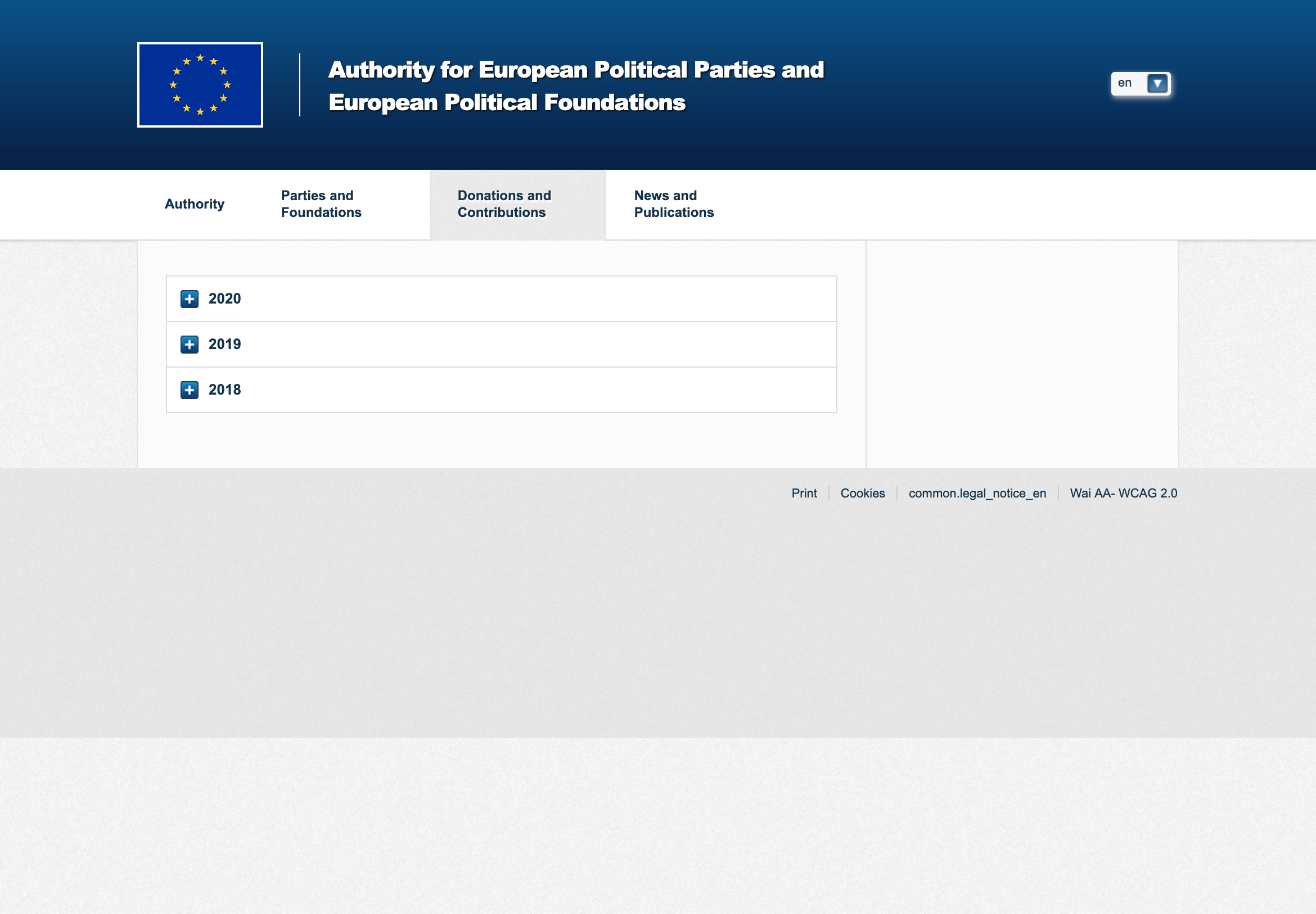 Visualising donations and contributions – European Democracy Consulting